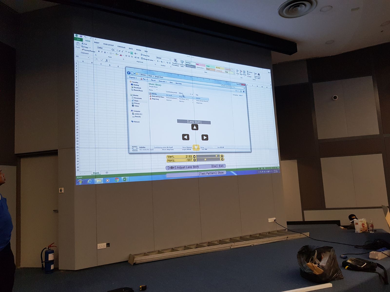 LAV CineSpectra Fixed Frame Projection Screen | Litho-LAV Products Pte Ltd