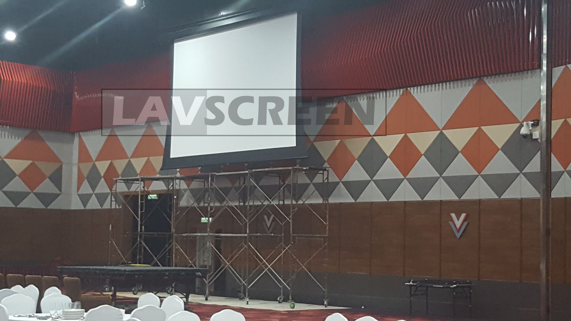 LAV Pinnacle Executive Tab-Tensioned Motorized Screen | Litho-LAV ...