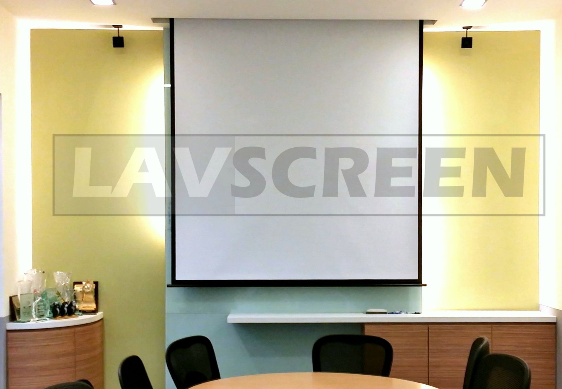 LAV HARIZ Model BN Motorized Screen | Litho-LAV Products Pte Ltd